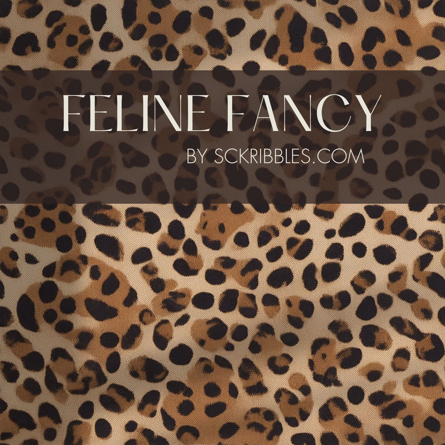 Feline Fancy | Maximalist Leopard Print Wallpaper – Sckribbles