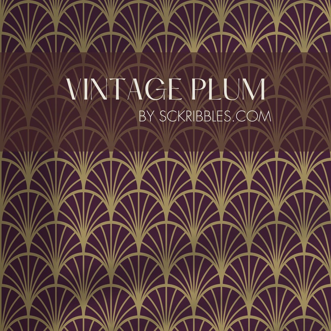 Chic Shells | Vintage Scalloped Shell Art Deco Wallpaper – Sckribbles