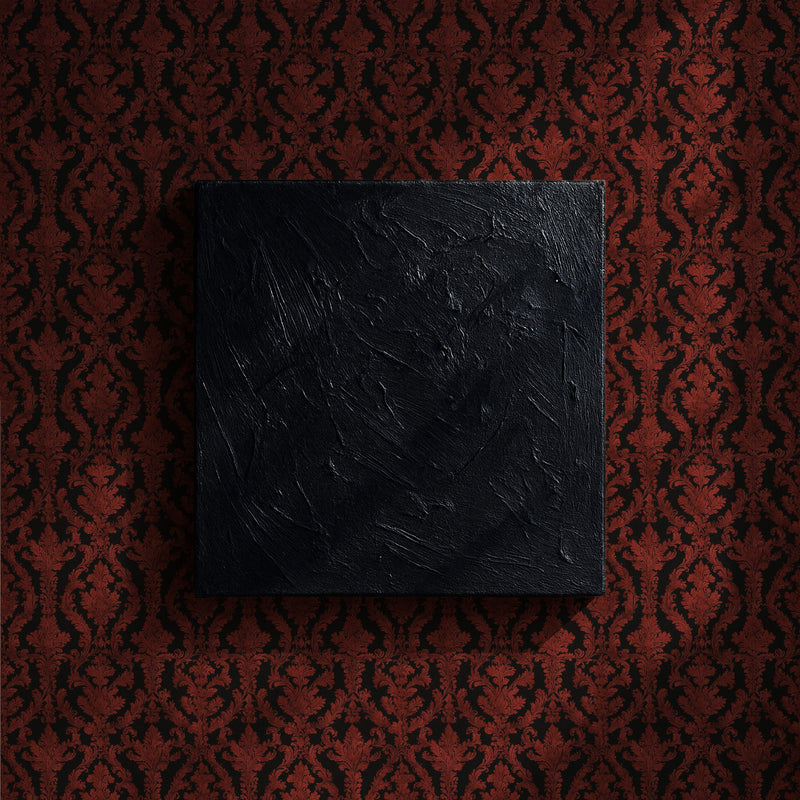 Moody Red and Black Damask Wallpaper {Crimson Noir} – Sckribbles
