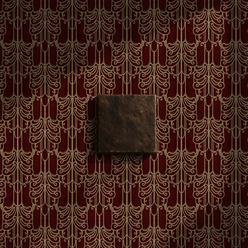 Gritty Luxe | Luxurious Decadent Moody Art Nouveau Wallpaper – Sckribbles