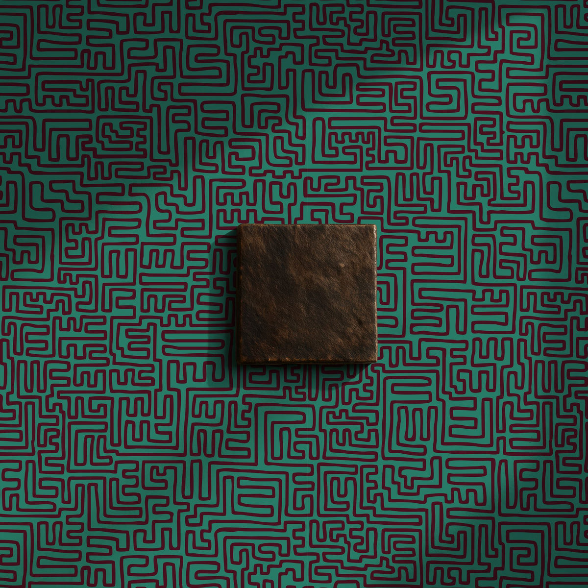 Maximalist Swirls | Cool Trendy Squiggly Bold Maze Wallpaper – Sckribbles