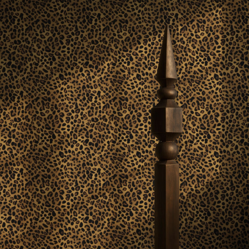 Savannah Chic | Fun Dramatic Leopard Print Wallpaper – Sckribbles