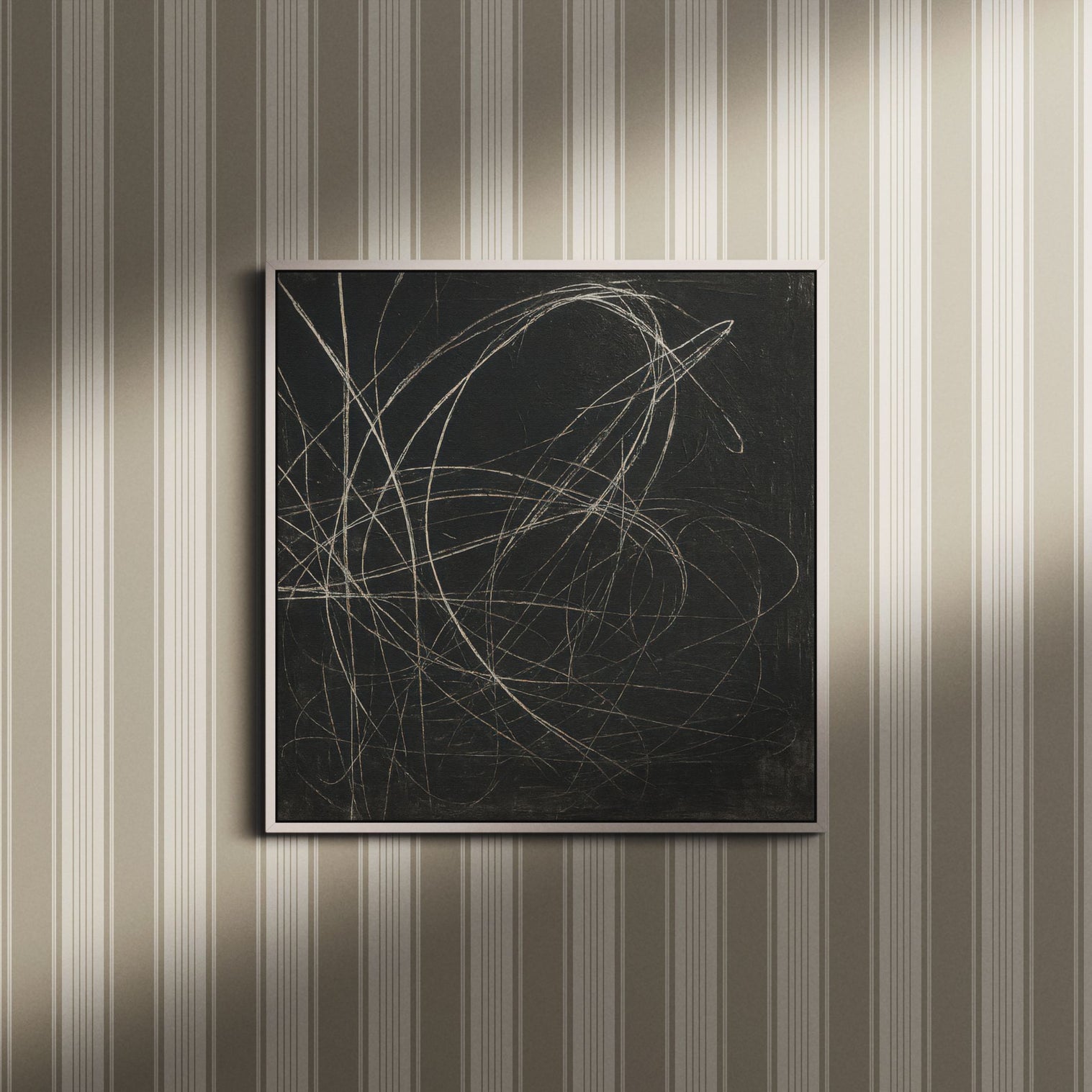 Aristocrat Stripe | Classic Timeless Elegant Traditional Pinstripe Wal ...