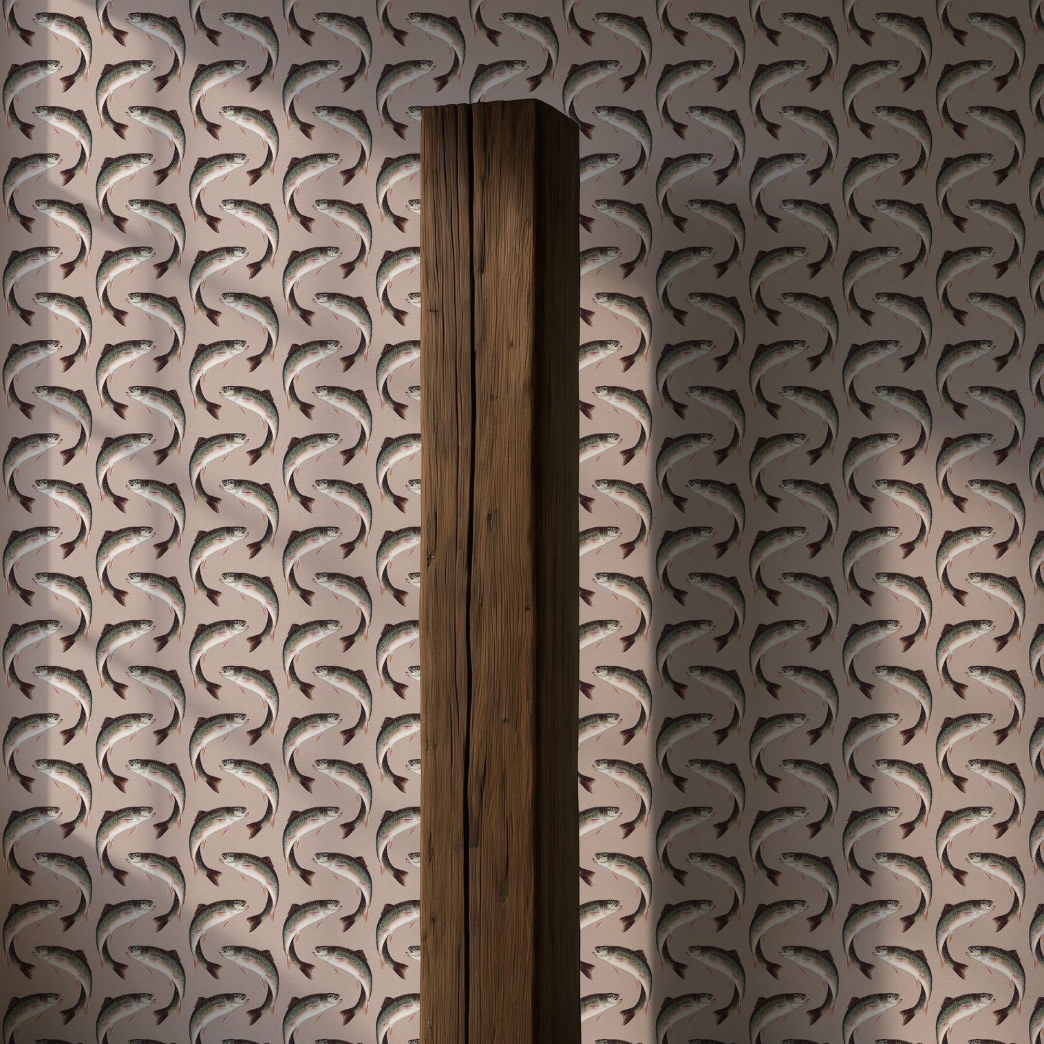 Something Fishy | Unique & Cool Quirky Vintage Fish Wallpaper – Sckribbles